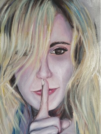"Shhhhhh", Susana Gutiérrez . Obra de arte | Artexpone.com