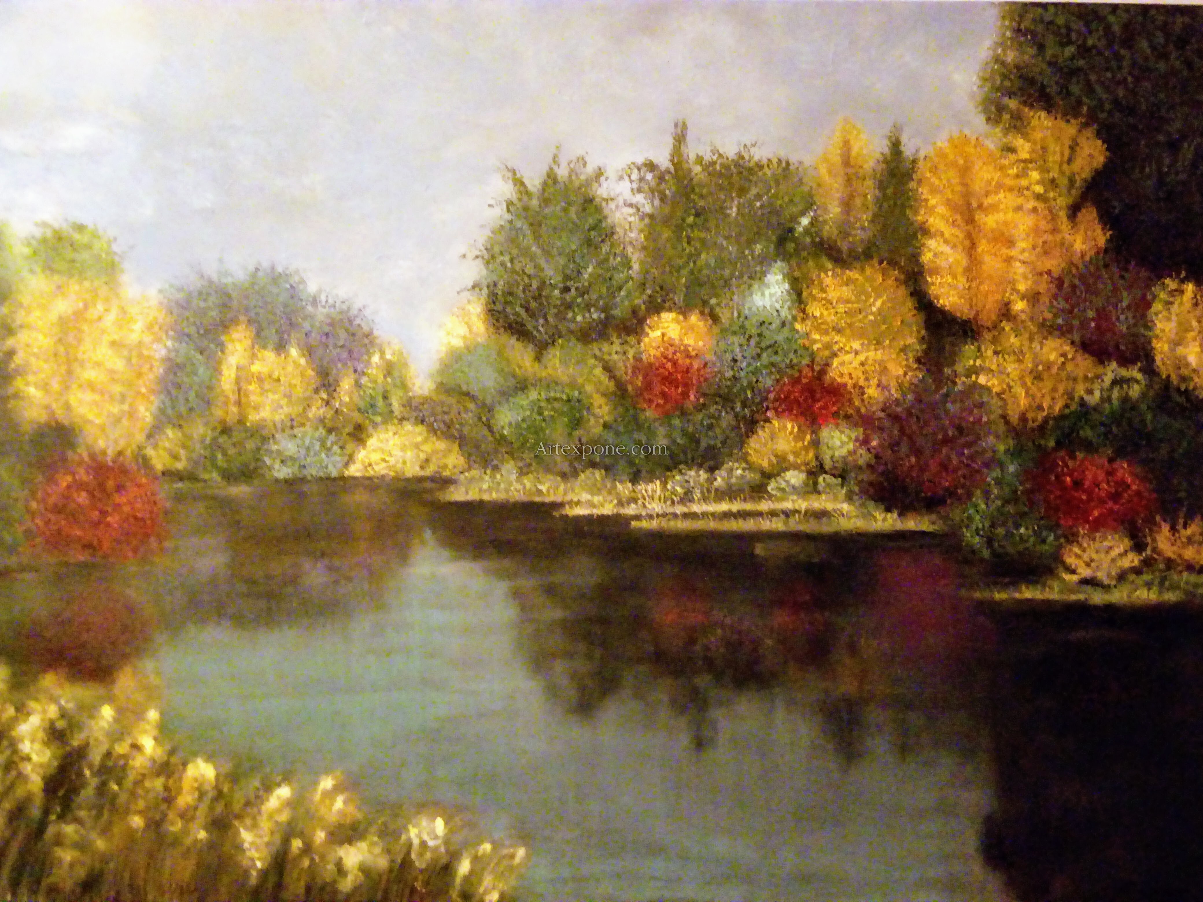 "Lago encantado", Jacqueline Cooper. Obra de arte | Artexpone.com