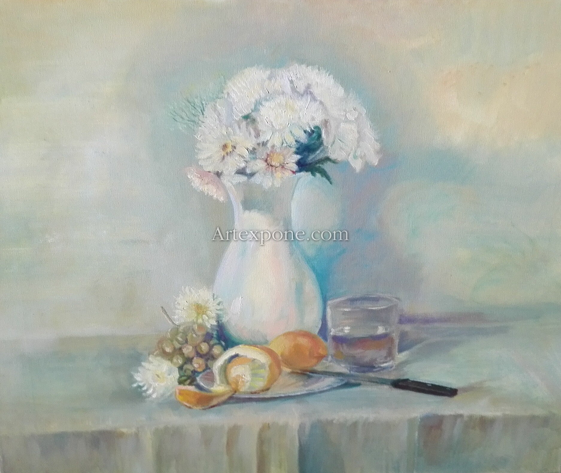 "BODEGÓN DE JARRÓN CON FLORES", Josan Artista. Obra de arte | Artexpone.com