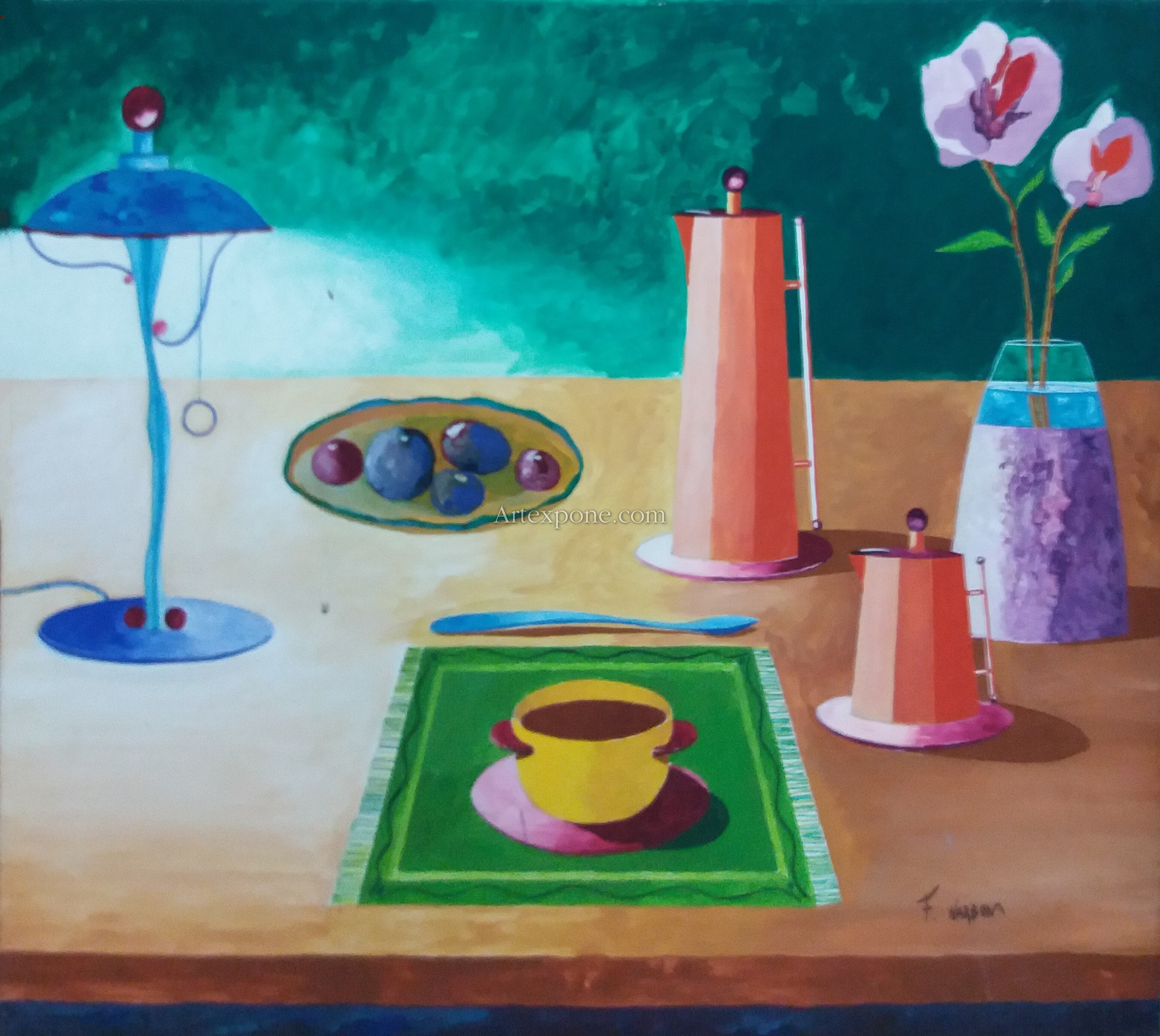 "Bodegón simple", Fernando Narbón. Obra de arte | Artexpone.com